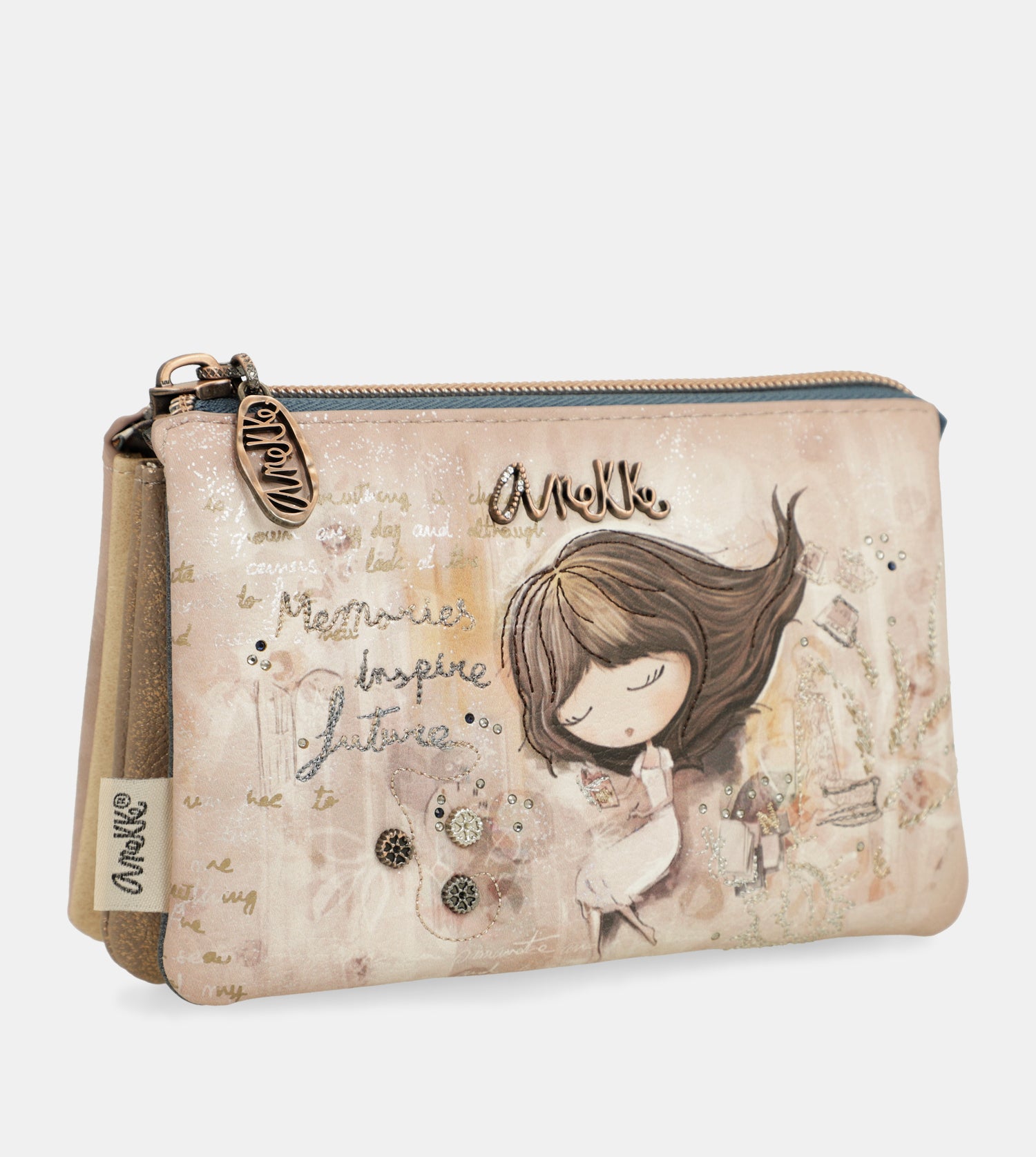 Wallet with 3 compartments Memories – Anekke INT