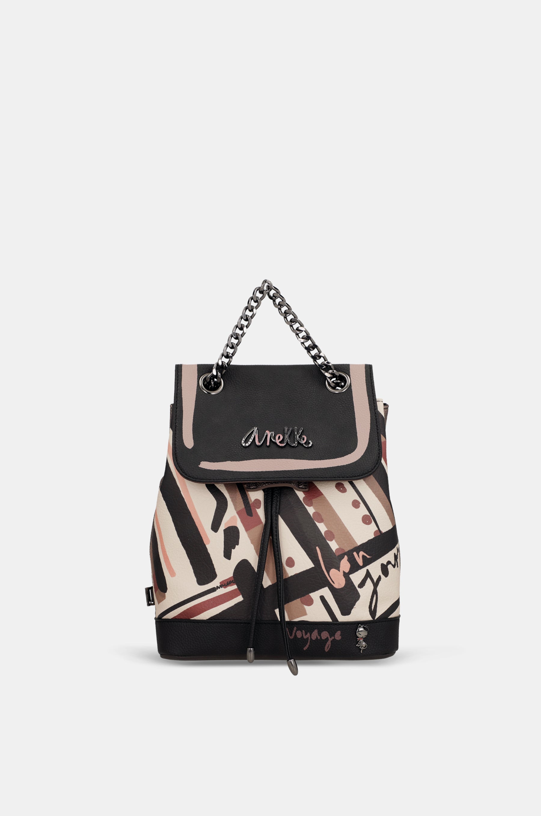 Parisian flap backpack